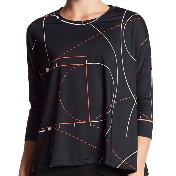 Puma | Tops | Puma Evo Loose Fit Athleisure Black Orange Top Medium ...